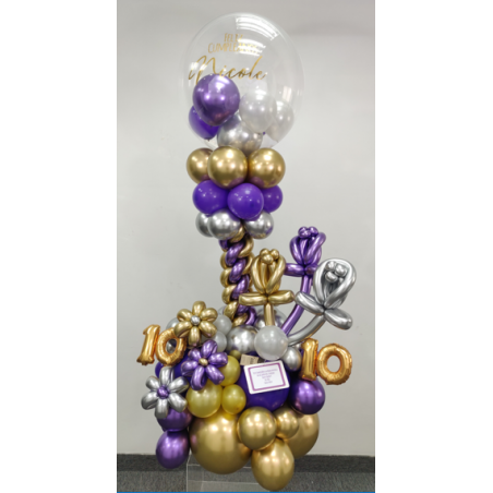 Arreglo de Globos personalizado: Un Regalo de Cumpleaños Especial